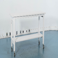 5' Portable White Lab Table | Surplus Solutions